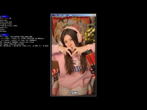 Хардсабы в ffmpeg для shorts