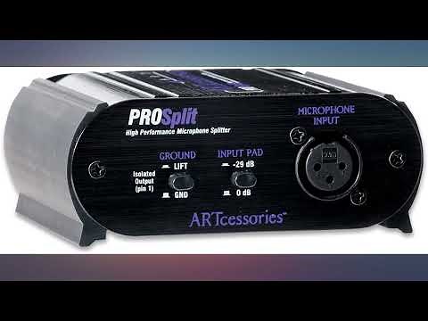 ART Splitcom Pro 2 Way Microphone Splitter and Combiner review