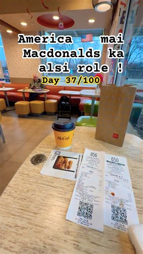 🇺🇸 There is no McDonald's luxury in America… 😳🇺🇸 || DAY 37/100||