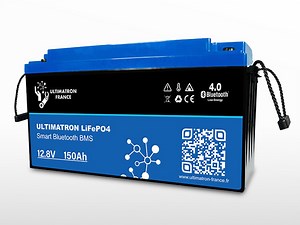 Batterie lithium ULTIMATRON LiFePO4 Smart BMS 12V / 150Ah - chauffage | 1.9kWh
