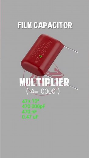Mylar Capacitor Code Reading and Value Decoding🔥
