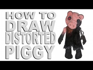 How to draw Distorted Piggy (Piggy)