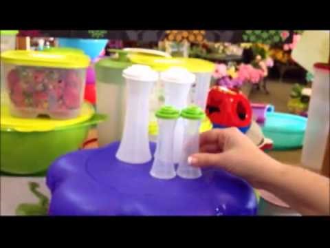 Tupperware Salt & Pepper Shakers and Mini Salt & Pepper Shakers Hourglass design