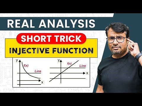 Injective Function - Short Trick | Easiest Way To Check Injectivity of a Function