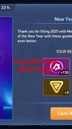 mech arena free gifts #shorts #ytshorts #shortsfeed #youtubeshorts #gaming #gameplay #mecharena