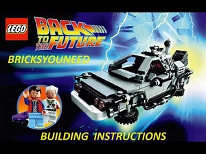 LEGO Set 21103 The DeLorean Time Machine Building Instructions