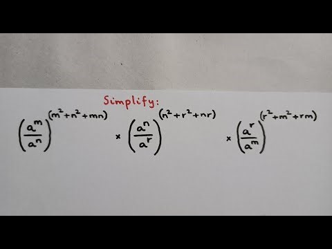 Simplify the Expression using Laws of Exponents