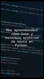 Como leer y escribir archivos de texto en python. Un programa diario, día 8. #python #programacion