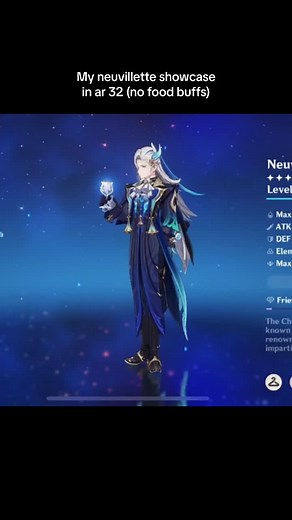 Neuvillette Showcase Rotation and Team Setup in Genshin Impact