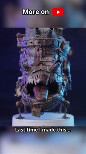 DIY Mini Howl's Moving Castle from Trash Tutorial