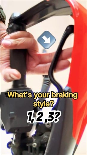 What is your braking style ? 😱🤚🖕🤘🖐️✊🤟☝️🖖✌️ #shorts