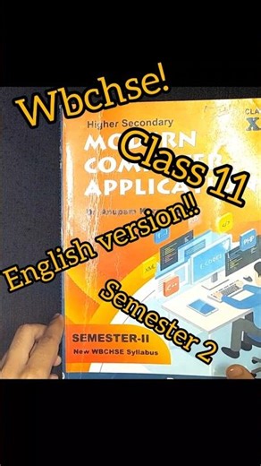 wbchse class 11 semester 2🌟 modern computer application👀 (ENGLISH VERSION)💥 book review (Dr Anupam)