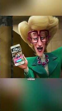 I stuck a carrot on my forehead.