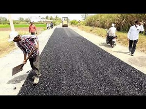 Open-Graded Premix Carpet ( O.G.P.C. ) Construction On Village Road | Infra Projects