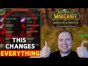 The Biggest TBC Lvl 70 Gearing Buff Nobody's Talking About | WoW Classic TBC Anniversary
