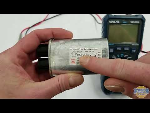 Testing a microwave capacitor