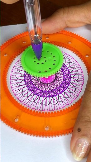 スピログラフ初心者ガイド ✨ Easy Spirograph Tutorial for Beginners! #ひまつぶし #スピログラフ #shorts
