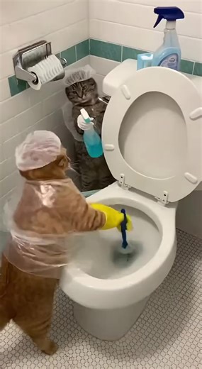 Why are these cats like this? 😅 #viral #ai #animals #cute #cat