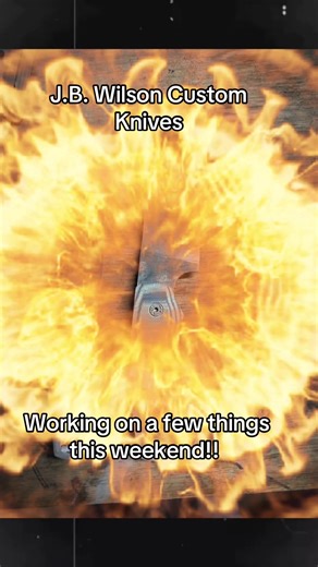 A few projects working on this weekend!! #handmadeknives #customknife #handmade #custom #bladesmith