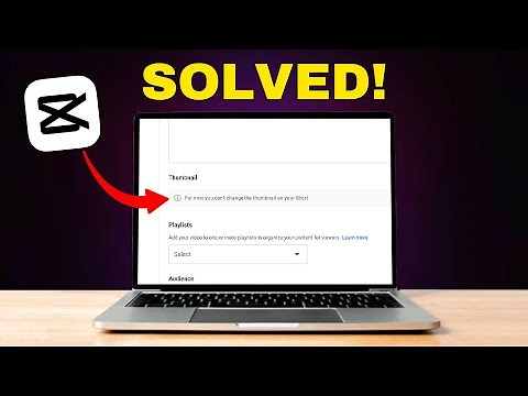 How to add CUSTOM THUMBNAIL to YouTube Shorts from PC - using CAPCUT (100% works)