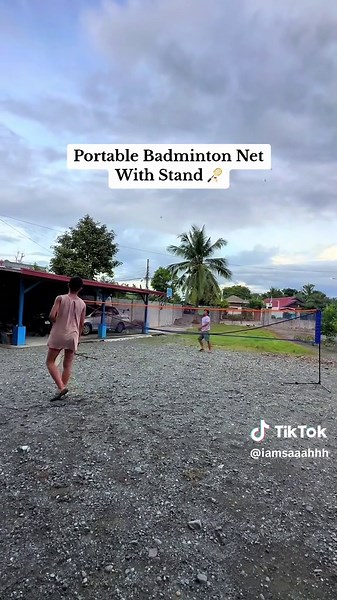 Portable Badminton Net With Stand for Easy Setup