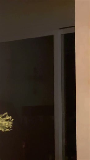 It’s dark outside this evening ￼