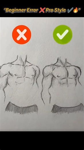 “Wrong ❌ vs Right ✔️ Drawing 🔥” #drawing