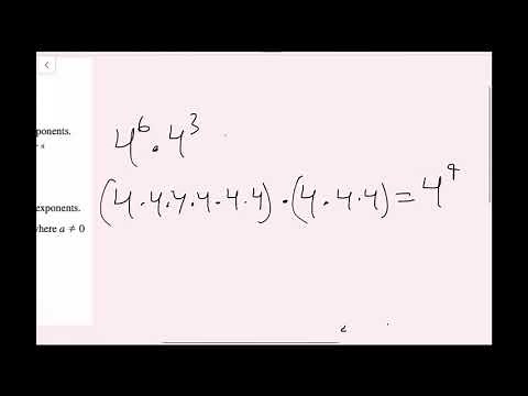 Properties of Exponents (6.1 Big Ideas Math - Algebra 1)