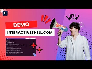 Interactive Shell Demonstration Video | Get instant terminals and IDE | interactiveshell.com