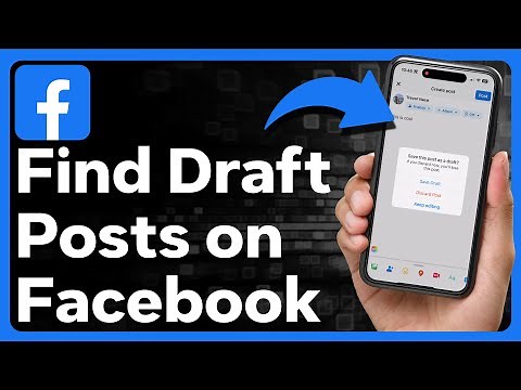 How To Find Draft Posts On Facebook