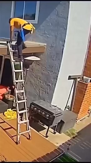 W.D.C. Safety Training Academy on Instagram: "⚠️ Ladder Safety Reminder ⚠️ In a recent incident caught on video, a worker was using a ladder when it suddenly tipped over — sending him crashing to the ground. This can happen to anyone when basic ladder safety rules are ignored. Stay safe with these essential tips: ✅ Place ladders on a firm, level surface ✅ Maintain 3-point contact at all times ✅ Never overreach — move the ladder instead ✅ Ensure the ladder is fully opened and locked ✅ Have a spot