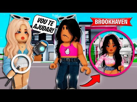 A MENINA AJUDOU a SUA AMIGA a SE TORNAR FAMOSA| Historinhas Brookhaven Roblox Bibi Lud