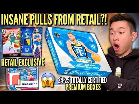 THE BEST PRODUCT EVER?! 😱🔥 2024-25 Panini Totally Certified Basketball Retail Premium Box Review