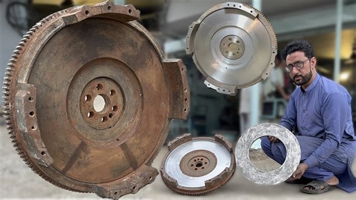How to Repair and Resurface a Clutch Flywheel | Flywheel Resurfacing Process | Inventor TV