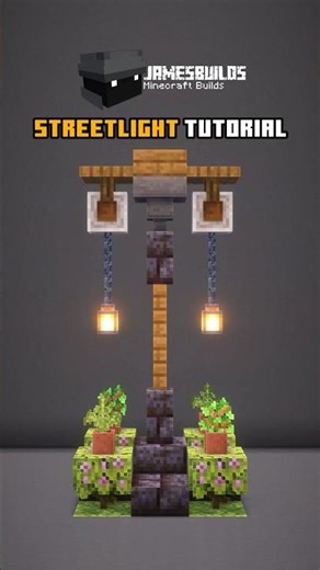 Minecraft Streetlight Tutorial #minecraft