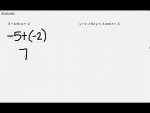 Evaluate expression with integers