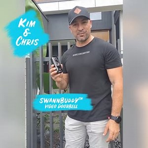 Double your #homesecurity with the SwannBuddy™ Video Doorbell! Kim and Chris say 'quick and easy installation process' and 'works beautifully with our existing Swann products to help create an even more #secure #home for the family'. We couldn't agree more. See more #security @swann.com | Swann Security