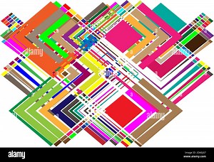 Noise, glitch concept abstract colorful vector illustration. Random rectangles, squares mosaic, tessellation geometric background element, pattern and Stock Vector Image & Art - Alamy