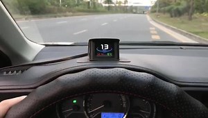 New OBD2 Gauge HUD P10 Smart Digital Speedometer and Car over Speed Alarm Auto Electronics Device