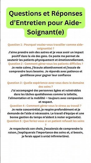 Top 5 Questions d’Entretien Aide-Soignant(e) avec Réponses Modèles