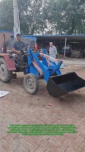 Skilled Rural Farmers Customized Tractor Front End Loader: Multi Tasks Tractor Powered Excavator