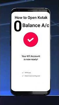 Instantly Open Kotak 811 Zero Balance Savings Account Online LIVE | Step By Step Process #kotak
