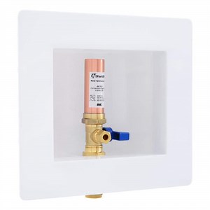 Reviews for SharkBite 1/2 in. Push-to-Connect Brass Ice Maker Outlet Box with Water Hammer Arrestor | Pg 2 - The Home Depot