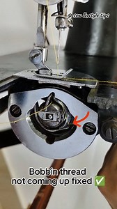 2.6M views · 47K reactions | Bobbin thread not coming up !!! #sewingmachine #sewingcommunity #sewingtips #sewinghacks #sewingtipsandtricks #sewingmachinerepair #sewingmachineparts #silaimachine | Sew & Style Tips | Facebook