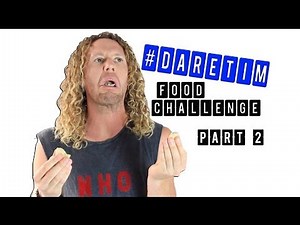 #daretim Part 2 Tim Dormer attempts your eating dares
