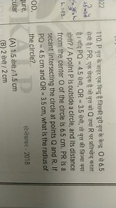 A point P is outside a circle, and its distance from the center... | Filo