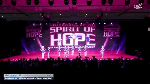 Sanford All-Star Cheerleading - Mini Mint [2026 L1 Mini - D2 Day 1] 2026 Spirit of Hope Grand Nationals