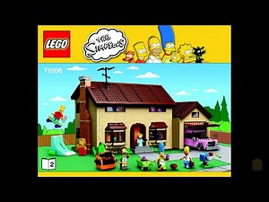 LEGO The Simpsons 71006 - Complete The Simpsons House Instructions! (Booklet 02 of 03)