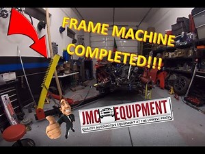 Blue Line Garage - Custom Made Auto Frame Machine for Automotive Frame Repair - (Part 3) COMPLETED!!