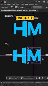 24K views · 161 reactions | Envelope distort in Adobe Illustrator...